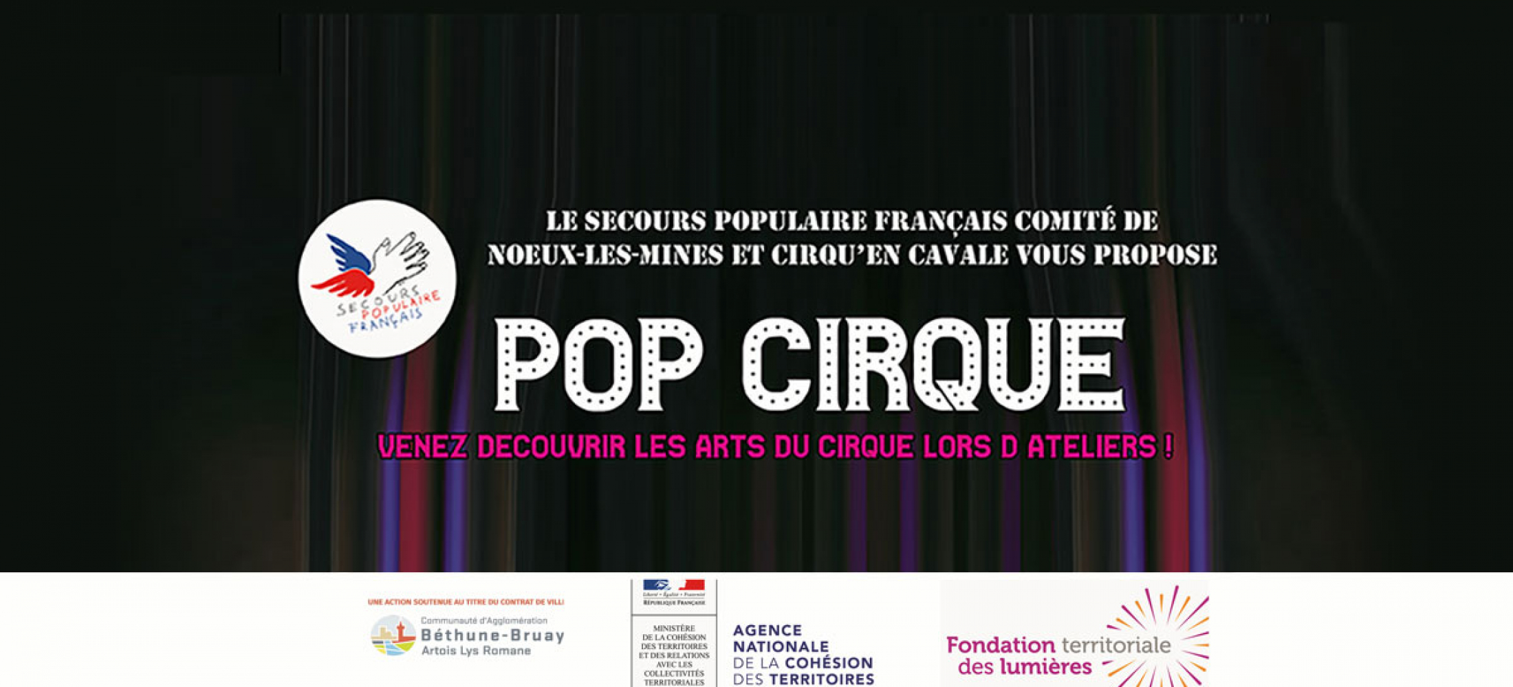 "Pop'cirque" - Fondation territoriale des lumières